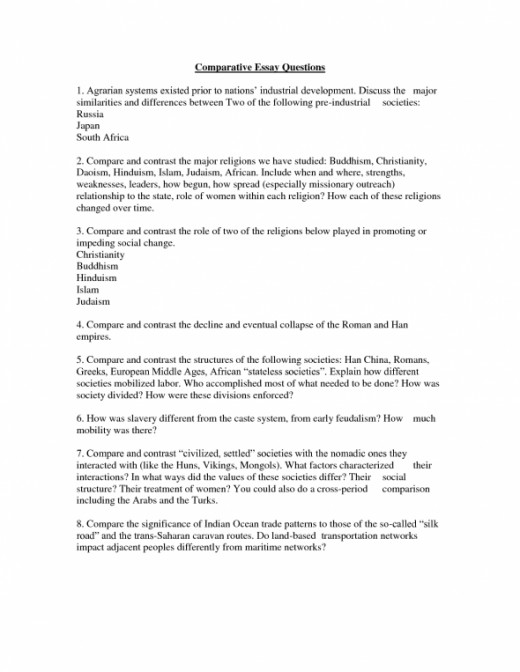 How To Write A Comparative Essay Example Topics Format Outline How To Write A Comparative Essay Example Topics Format Outline
