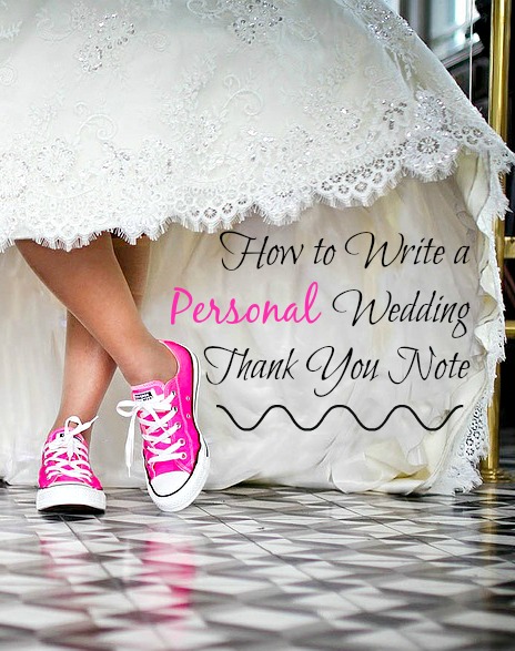 How To Write A Personal Wedding Thank You Note Holidappy