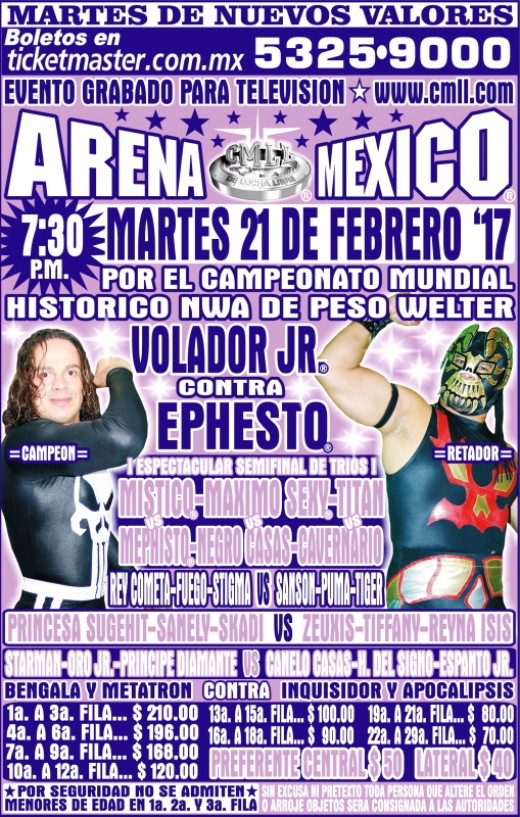 CMLL Tuesday Preview: Ephesto. Ephesto Everywhere. | HubPages