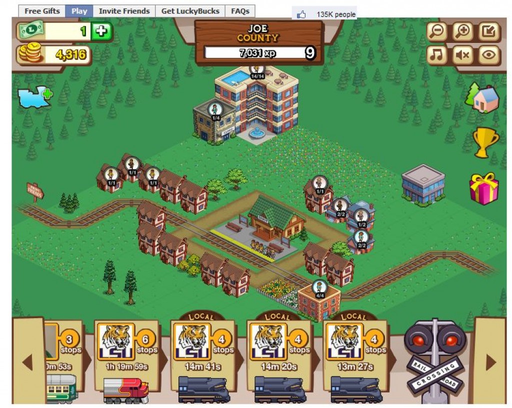 Lucky Train::Social Games::Facebooks Lucky Train Game | HubPages