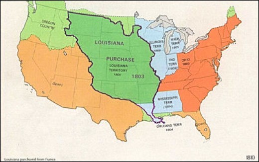 The Territorial Expansion of the USA, between 1500 and 2000, in ...