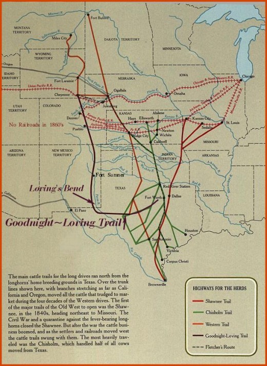 The Great Cattle Drives: Frontier life in Oklahoma 1866-1889 | HubPages