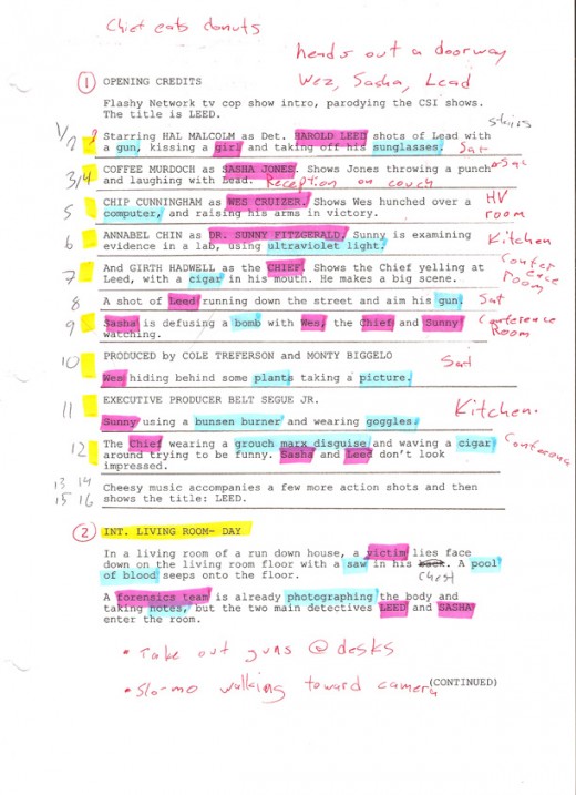 How To Do A Script Breakdown Hubpages