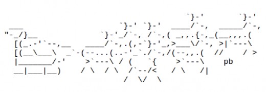 Santa and Sleigh for Christmas in ASCII Text Art | hubpages