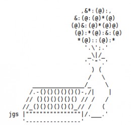 Valentine's Day Teddy Bears, Hearts and Flowers in ASCII Text Art ...