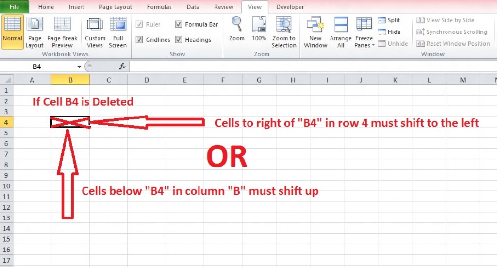 VBA Clear Contents Delete And Insert Cells In Excel Hubpages