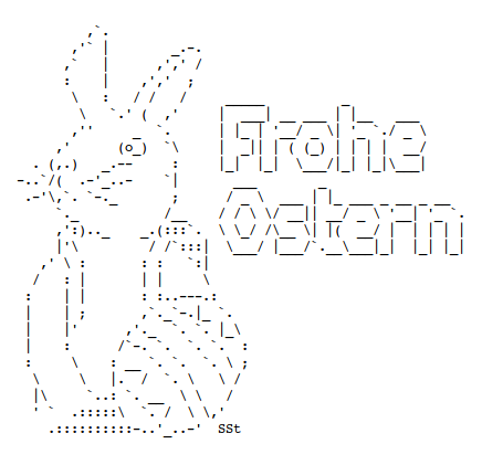 Easter Bunnies and Chocolate Rabbits in ASCII Text Art | Holidappy
