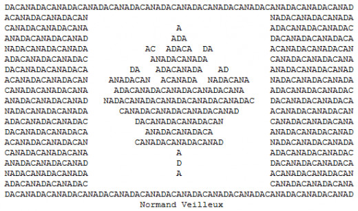 Happy Canada Day ASCII Text Art