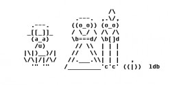 Happy Birthday ASCII Text Art