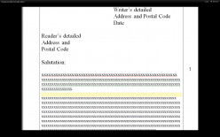 Business letter formats