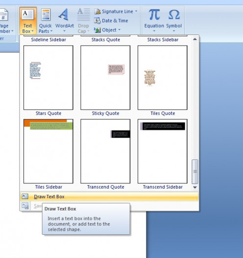  How To Create A Text Box In Microsoft Word 2007 Hubpages