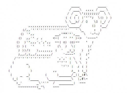Year of the Goat: Happy New Year ASCII Text Art | hubpages