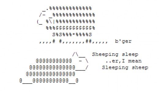 Year of the Goat: Happy New Year ASCII Text Art | hubpages