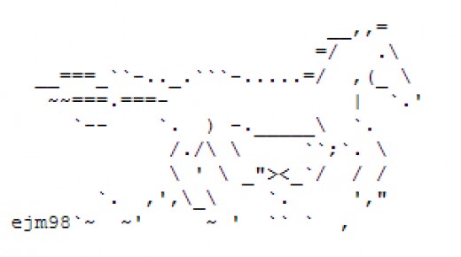 Year of the Horse: Happy New Year ASCII Text Art | hubpages