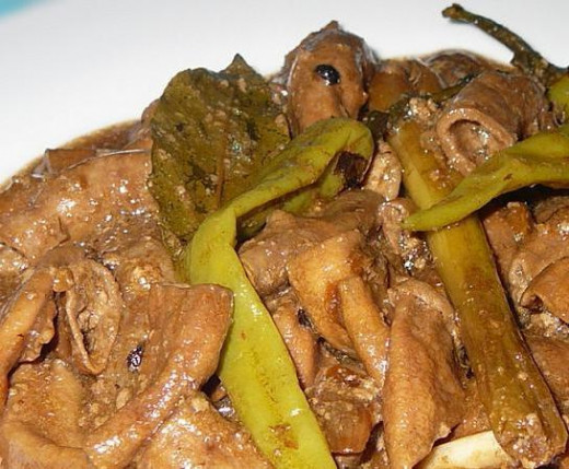 Adobo - Pinoy Recipe ( Adobong Bituka, Adobong Isaw ) or Pig's ...