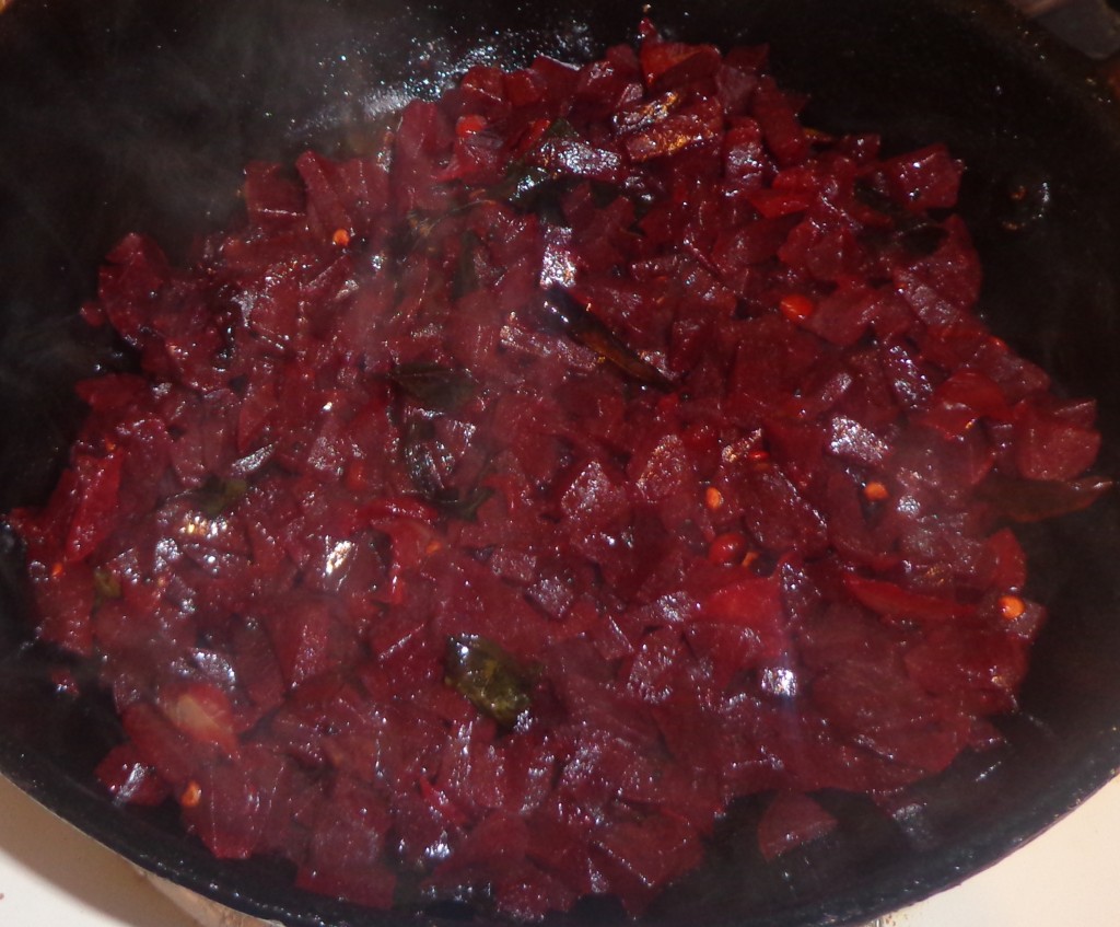 How to Make Very Yummy Beetroot Fry or Beetroot Poriyal - Very ...