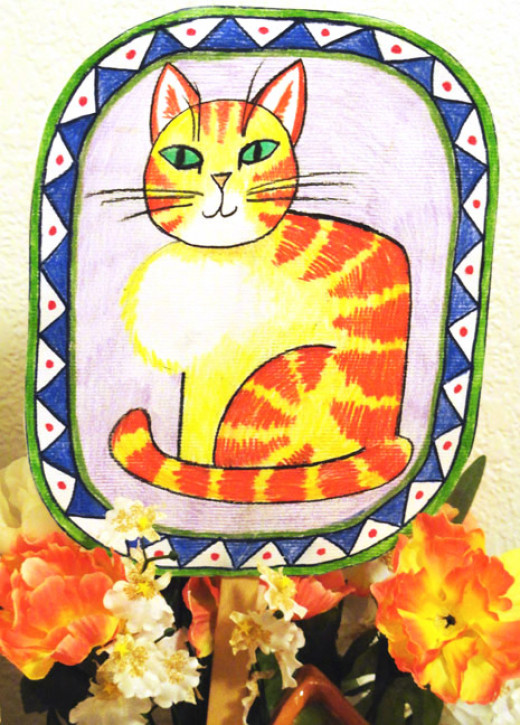 Create a Fan with a Cat Drawing | HubPages